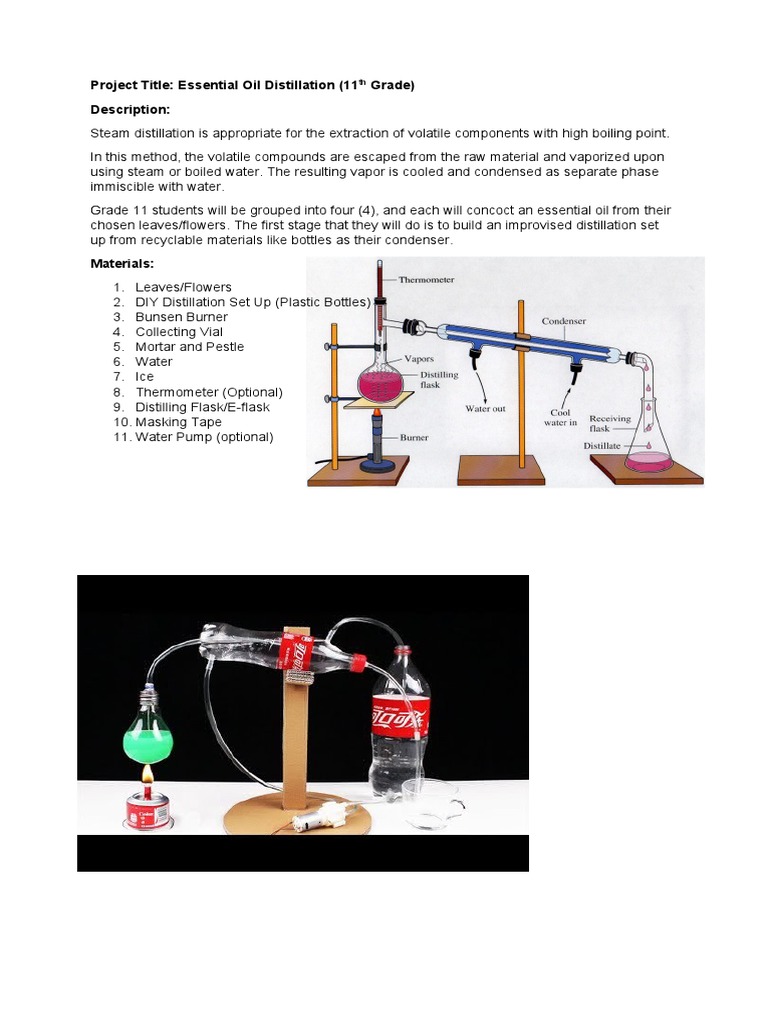 DIY Essential Oil Distillation Guide | PDF
