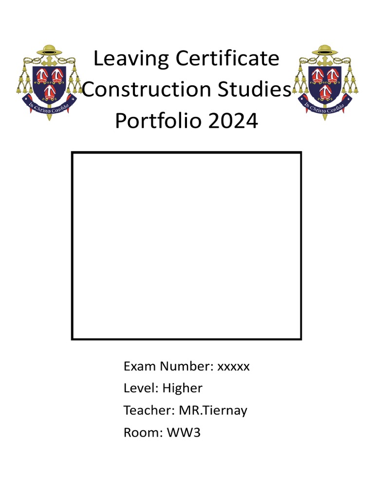 Tadhg Murray LC Construction Studies Portfolio 2024 | PDF