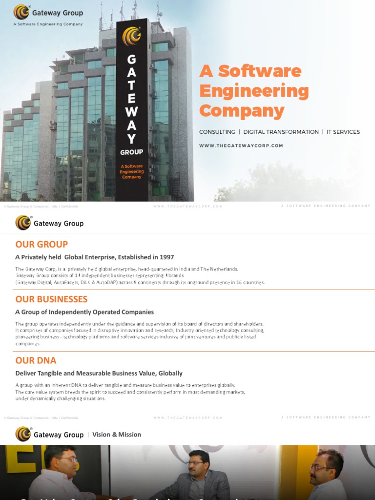 Gateway Corp: Global IT Solutions | PDF | Cloud Computing | Analytics