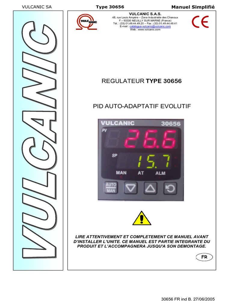 Notice Regulateur PID 48x48 30656 FR | PDF