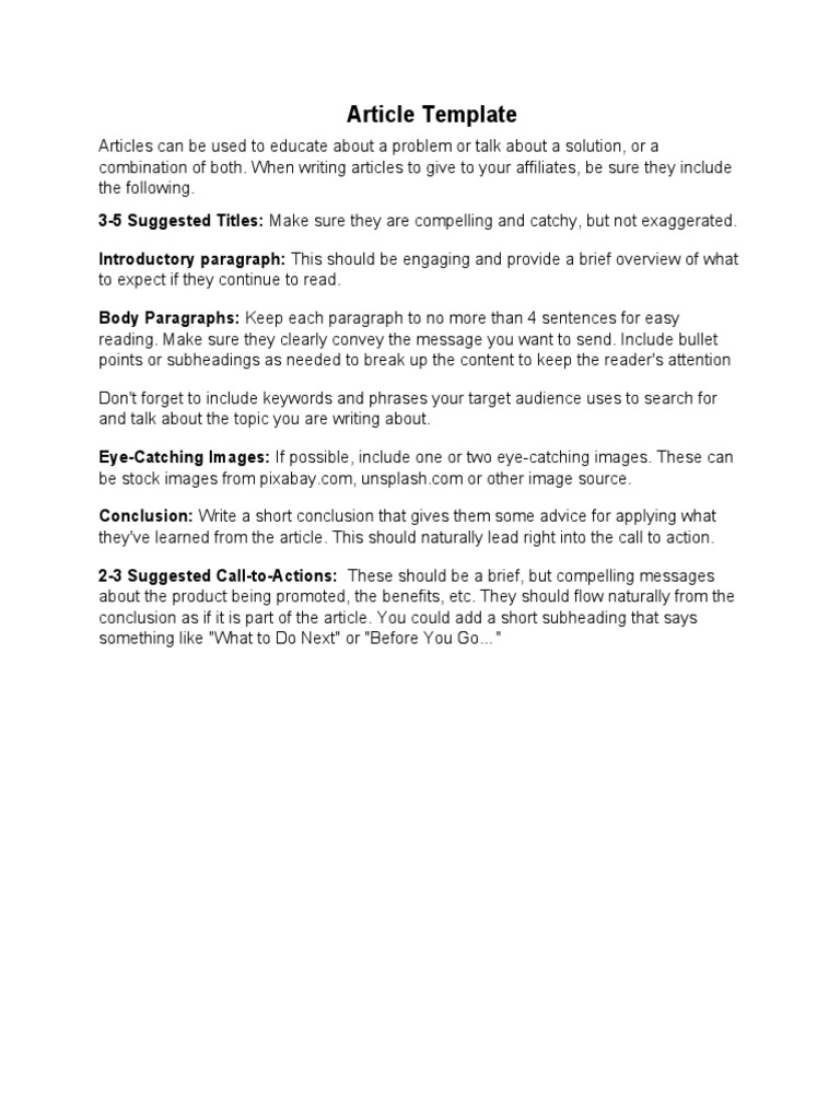 Article Template | PDF