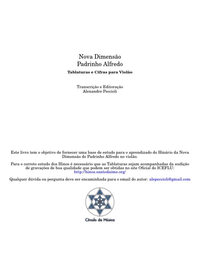 Nova Dimensao Padrinho Alfredo Tablatura Del 1 Al 13 | Download grátis ... Nova Dimensao Padrinho Alfredo Tablatura Del 1 Al 13 | Download grátis ...