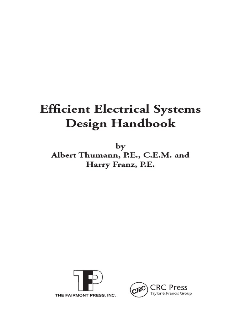 Efficient Electrical Systems Design Handbook | PDF | Efficient Energy ...