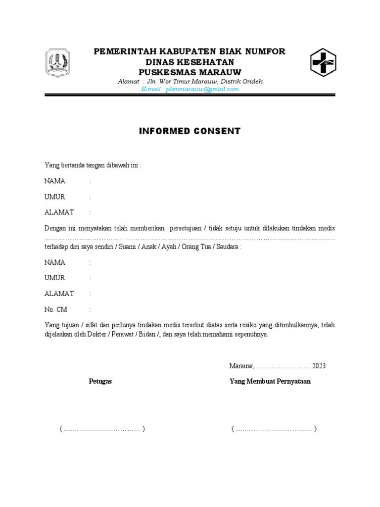 Form Inform Consent | PDF