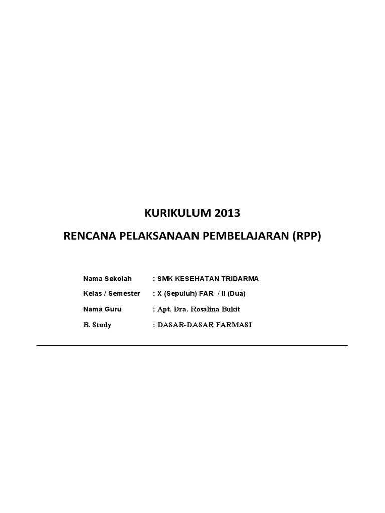 RPP 3 FIX | PDF | Karier & Perkembangan