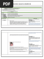 MATATAG-Daily Lesson Log-Template (Filipino Version) | PDF