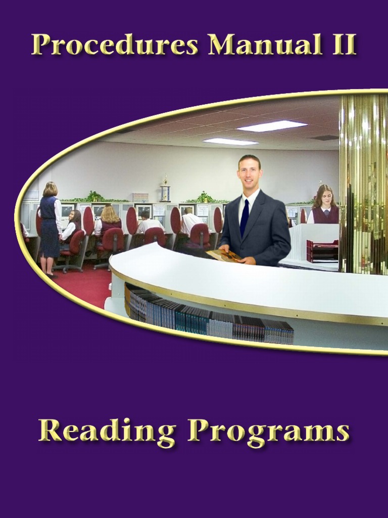 Procedures Manual 2 - Reading Programs | PDF | Literacy | Human Communication