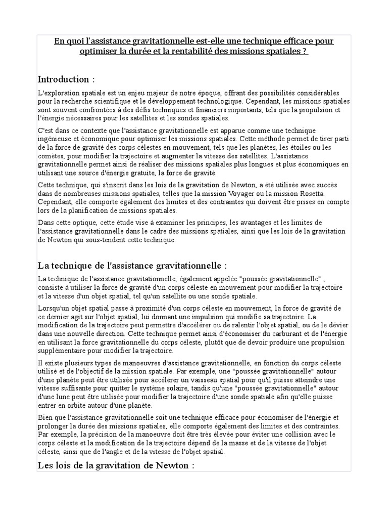 Grand Oral Physique | PDF