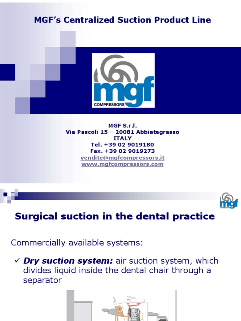 MGF Centralized Suction Training | Download Free PDF | Medical Device ...