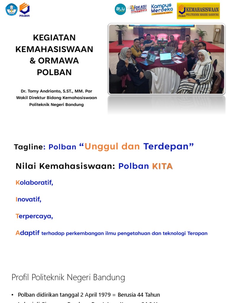 Materi PKKMB - Kemahasiswaan | PDF