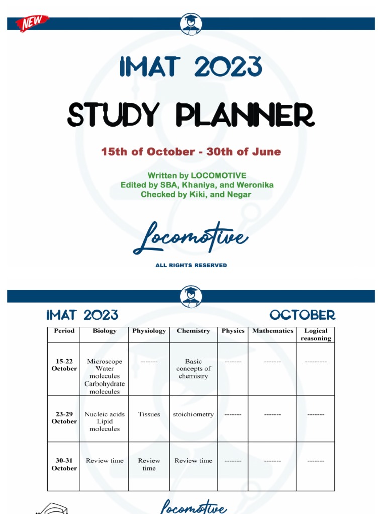 Planner IMAT 2023-LOCOMOTIVE | PDF