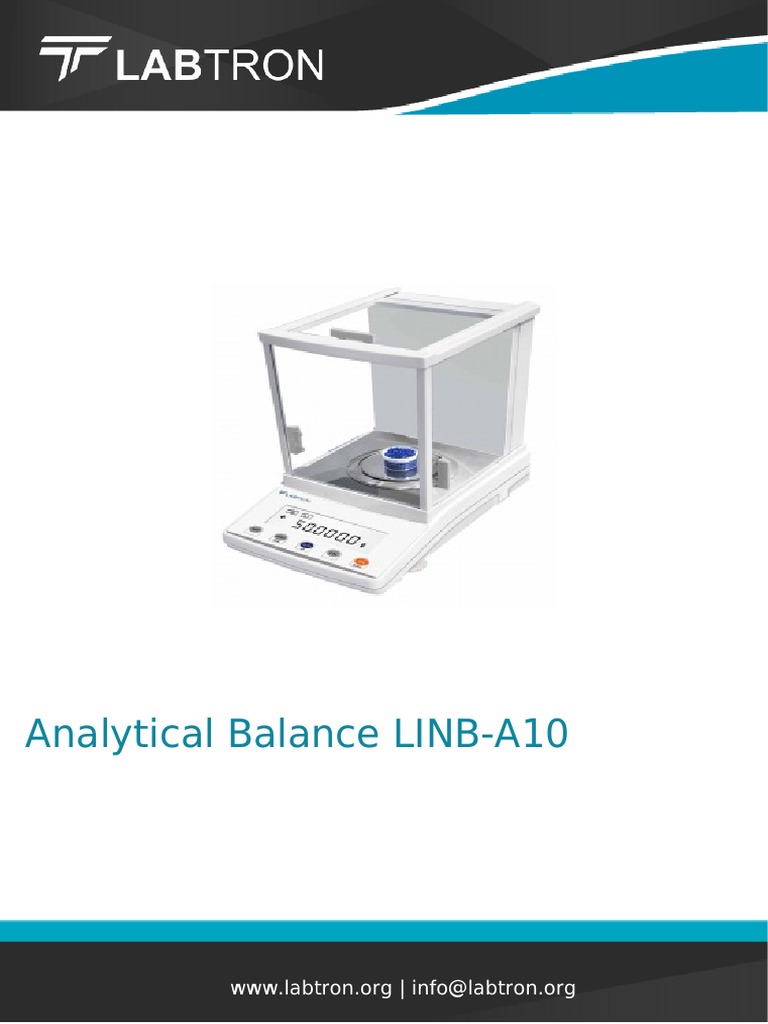Analytical Balance | PDF