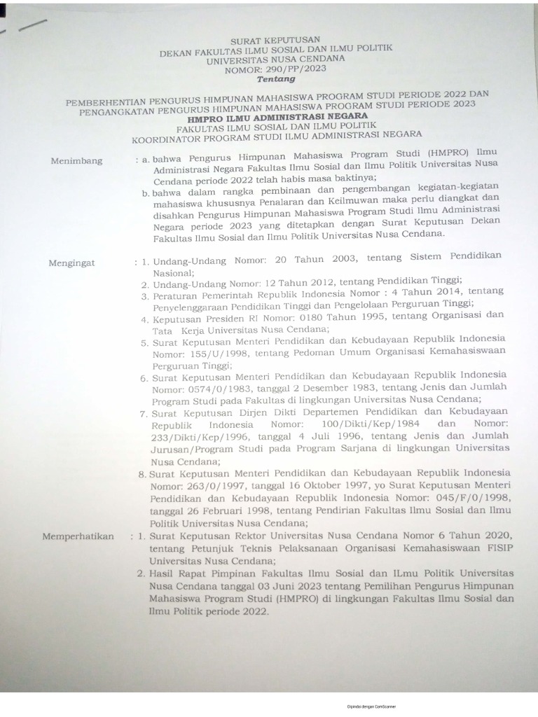 SK HMP Adm Negara | PDF