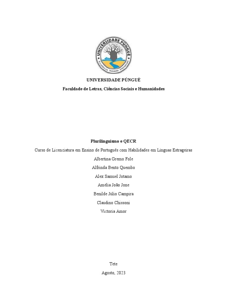 Plurilinguismo e QECR na Educação | PDF