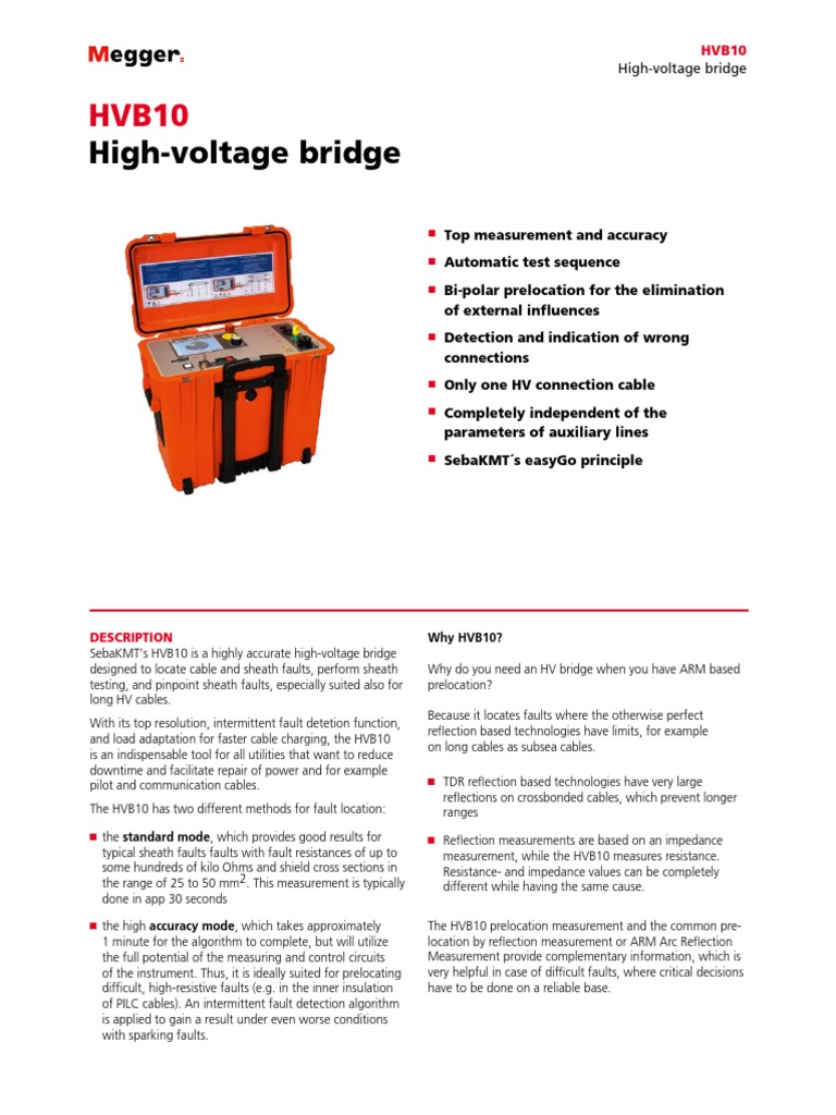 HVB10 DS en | PDF | High Voltage | Voltage