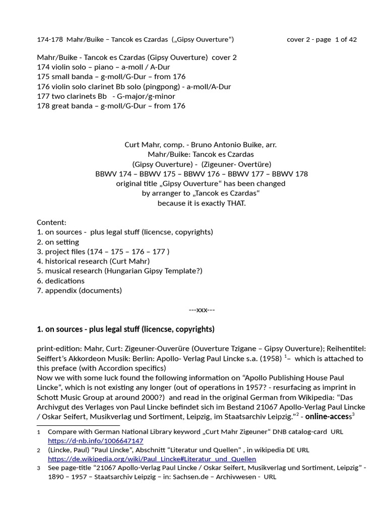 174 178 Mahr Gipsy Cover2 | PDF | Pope Pius Xii | Clarinet