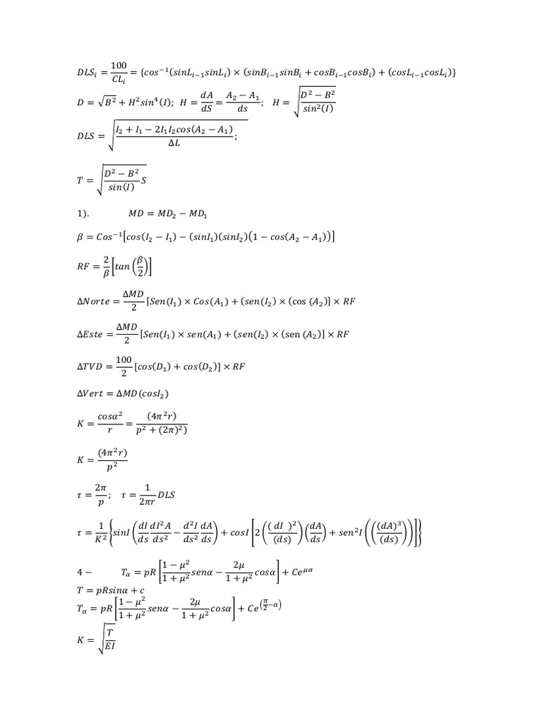 Formulas | PDF