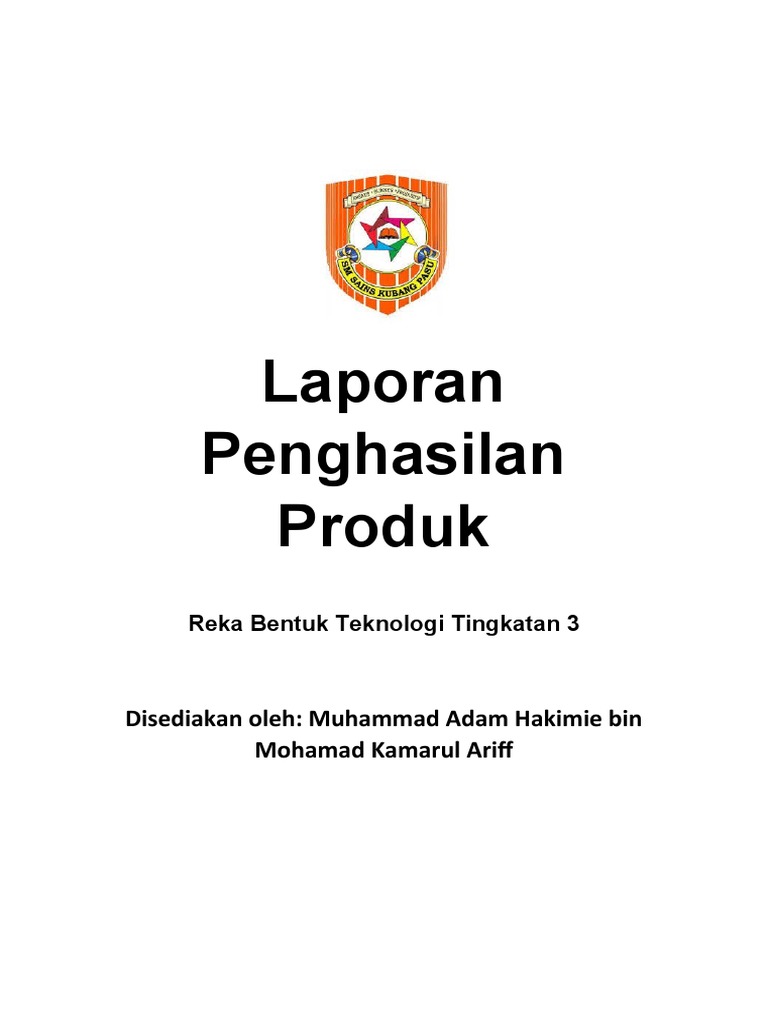 Laporan Penghasilan Produk RBT F3 | PDF