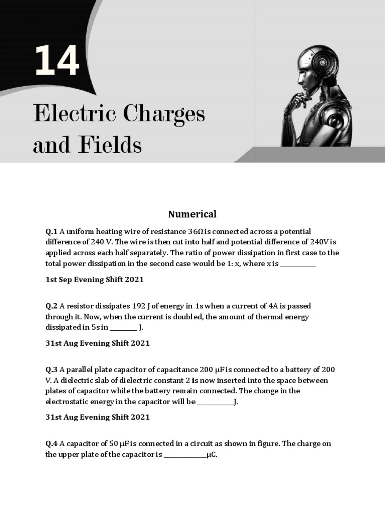 Electrical Circuit Problems and Solutions | PDF | Capacitor | Series And Parallel Circuits
