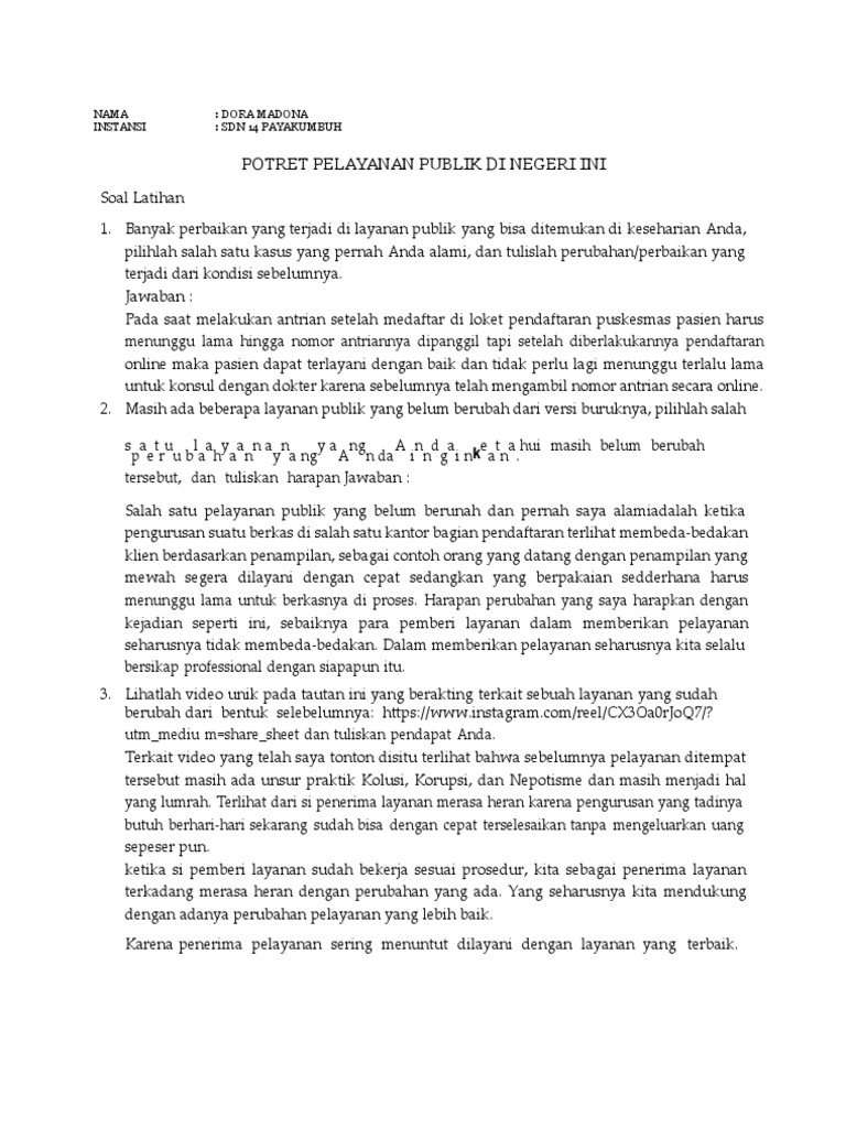 PDF Tugas Modul Akuntabilitas - Compress | PDF | Karier & Perkembangan
