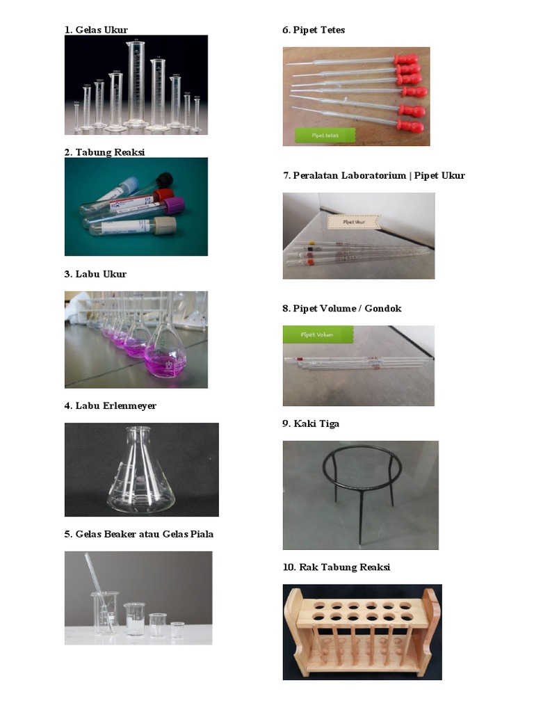 Alat Lab Dan Bahan Simbol Berbahaya | PDF