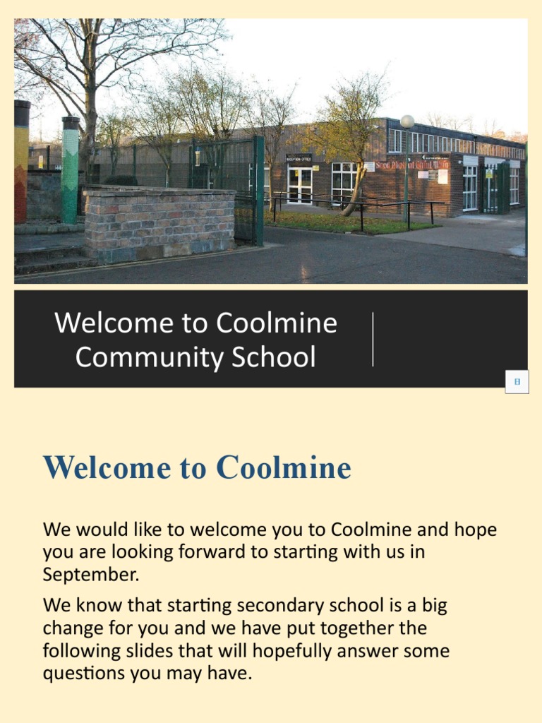 Welcome To Coolmine Slideshow | PDF