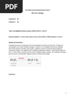 Enzyme Catalysis Lab Report | PDF | Hydrogen Peroxide | Catalysis