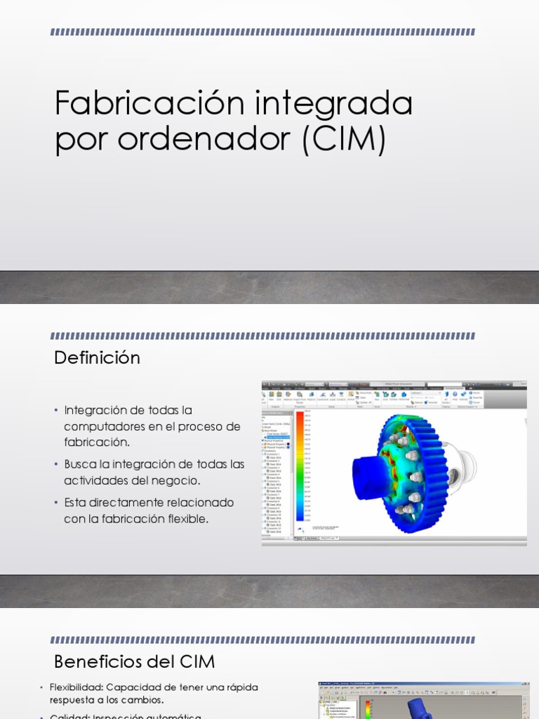 Fabricación Integrada Por Ordenador (Cim) | PDF | Control numerico | Software