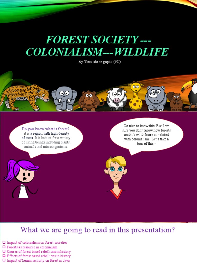 Forest Society Colonialism Wildlife HHW SST | PDF | Forests | Natural ...