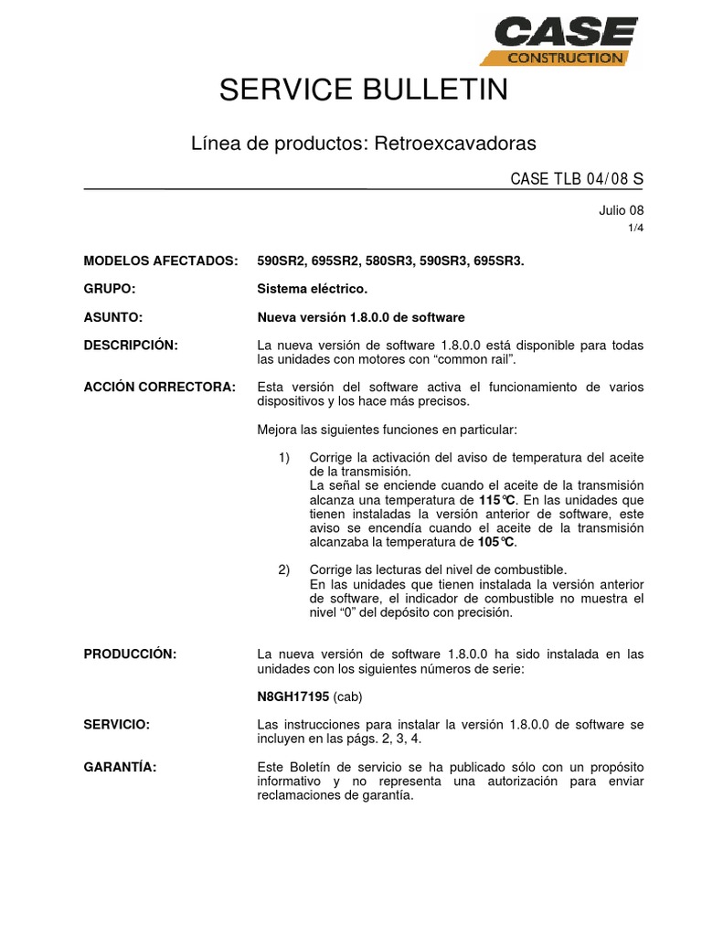Case TLB 04-08S | PDF | Software | Informática
