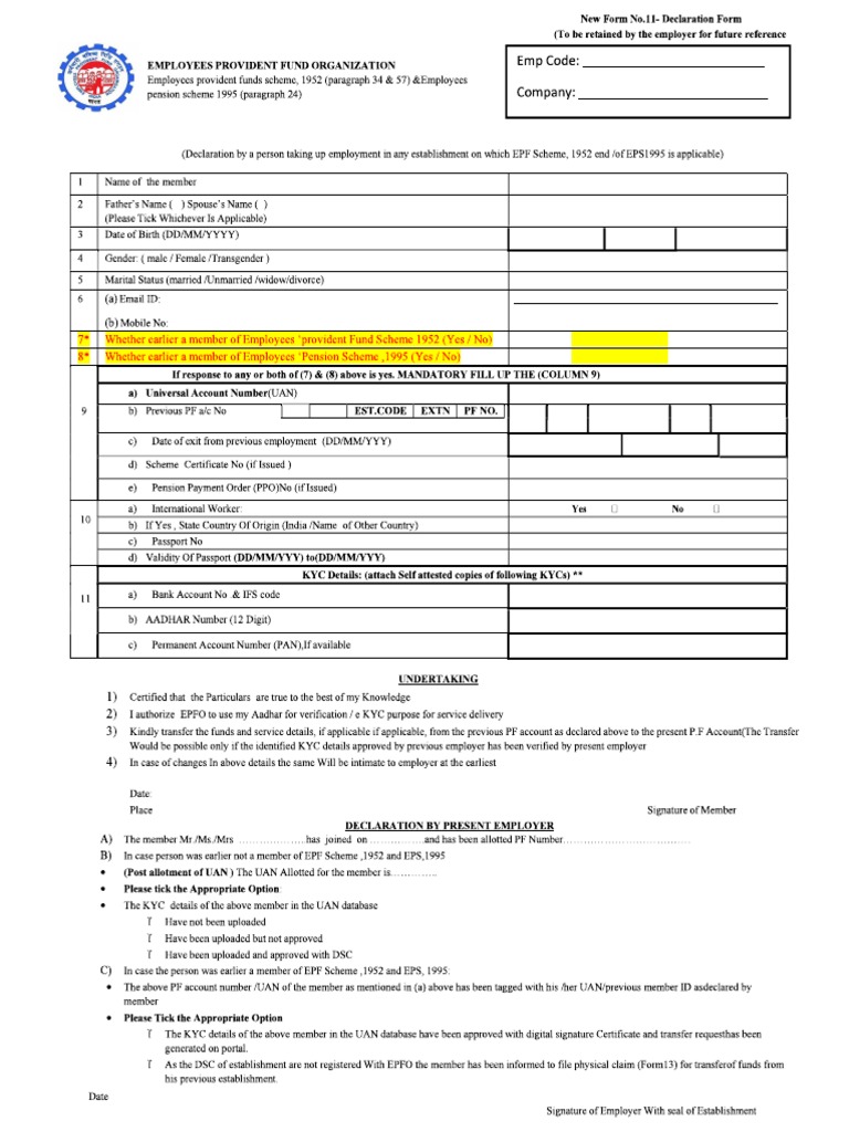 Form 11 - Revised - 1 | PDF