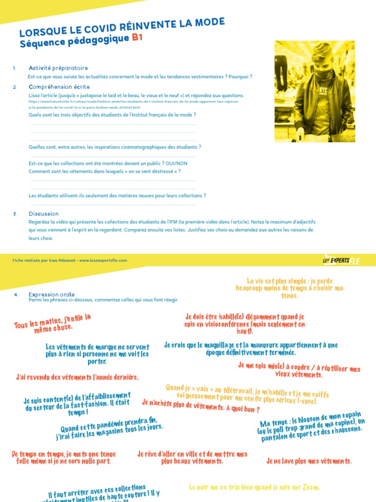 Mode et COVID : Innovations des étudiants | PDF