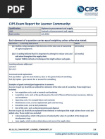 CIPS L4 - 5 - 6 - CR - Exam - Guide - UPDATE - 1019 - v2 | PDF | Test ...