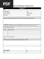 Supplier Pre Qualification Form | PDF | Business