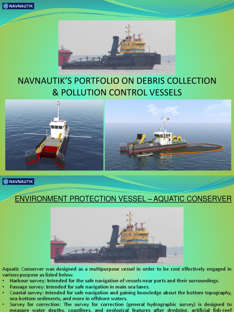 Portfolio On Pollution Control Vessels - r0 | PDF | Hydrography | Water
