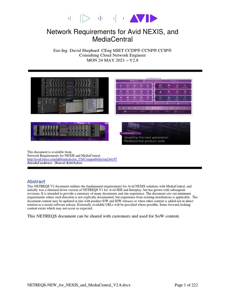 Network Reqs Nexis and Mcent v2.8 | PDF