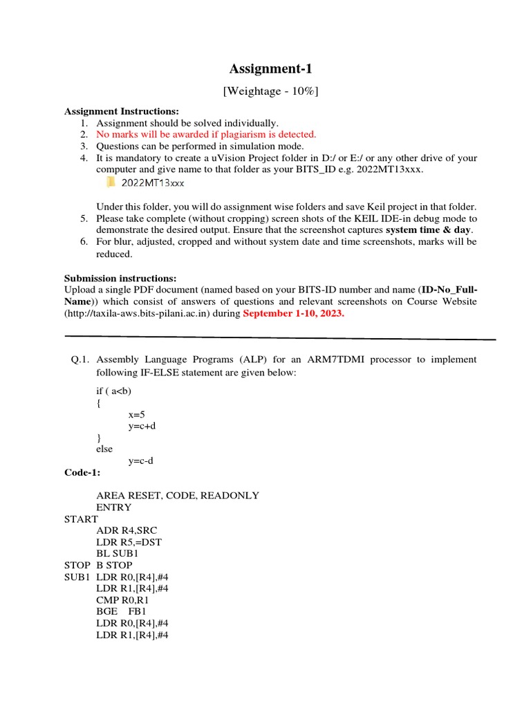 Assignment 1 | PDF | Screenshot | Computing