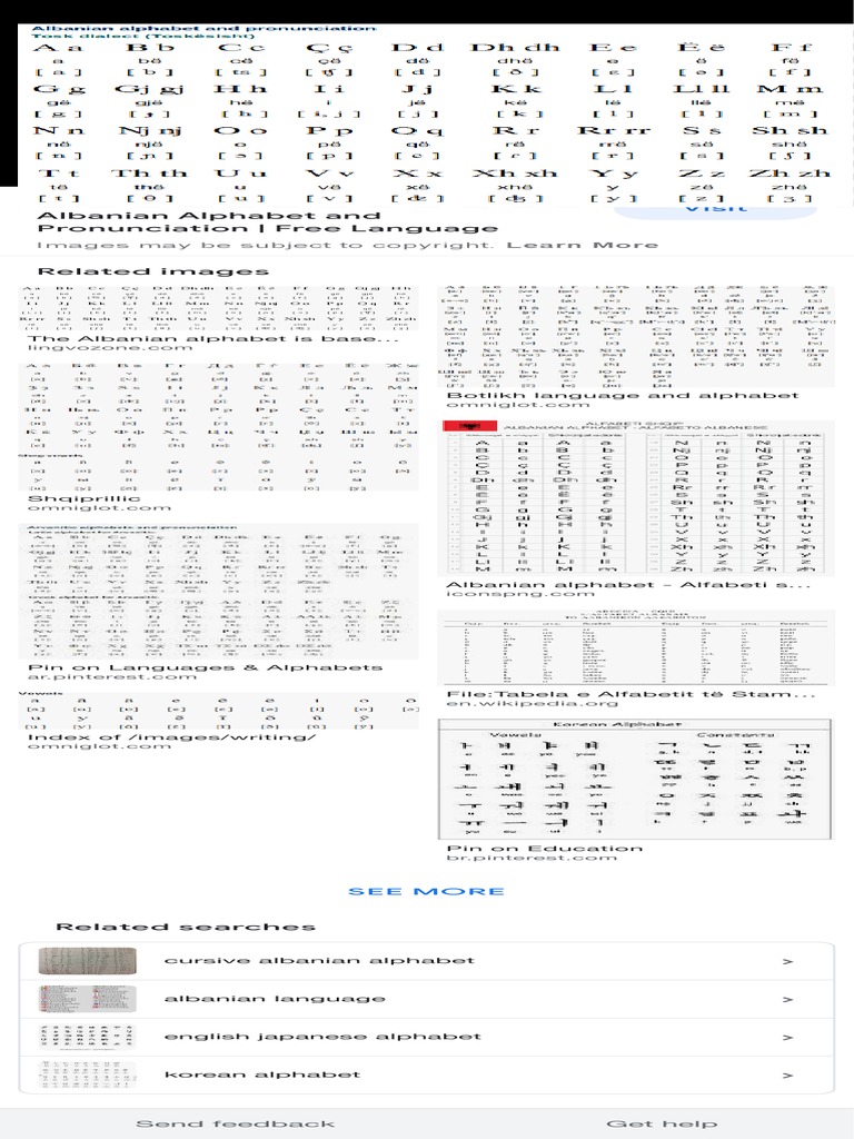 Albanian Alphabet - Google Search | PDF