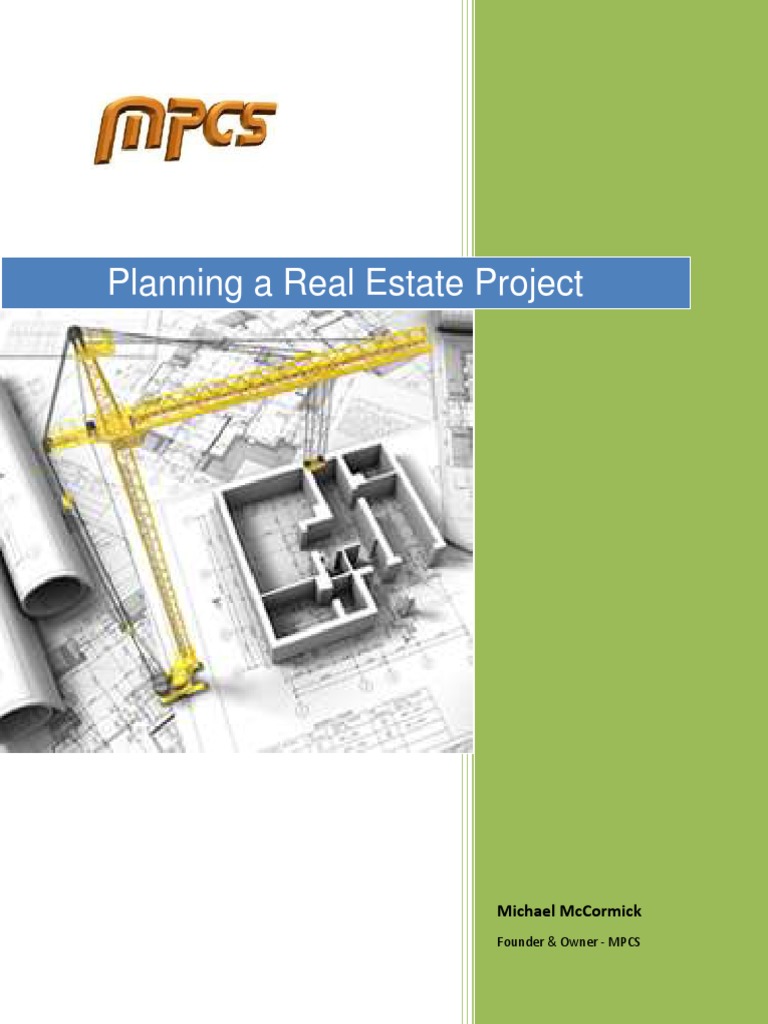 Planning A Real Estate Project | PDF | Real Estate Appraisal ...
