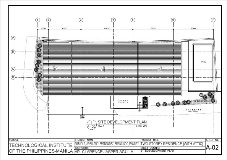 Site Development Plan for Residence | PDF