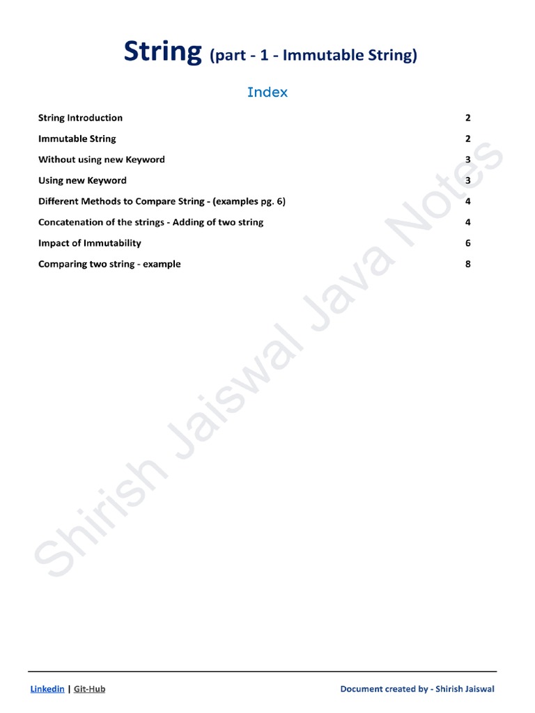 Strings | PDF