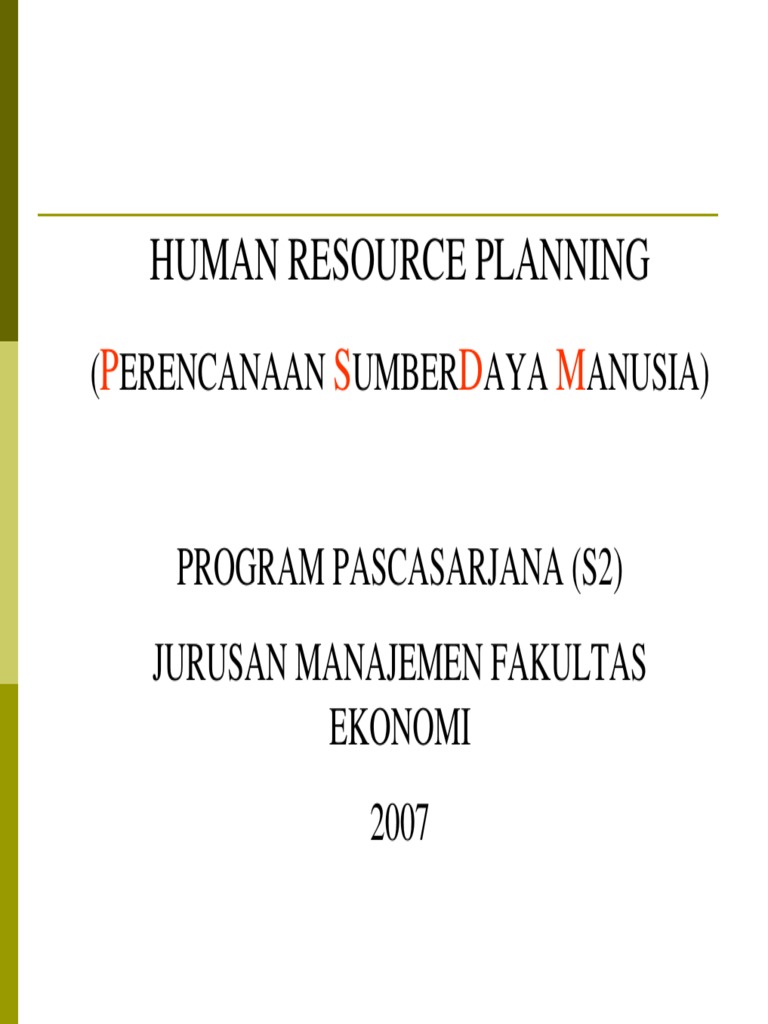 Introduction To Human Resource Planning | PDF | Performance Appraisal | Human Resources
