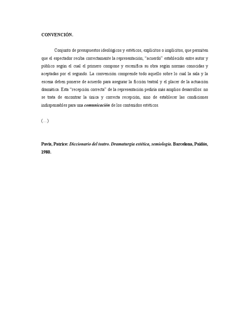 Pavis CONVENCIÓN | PDF