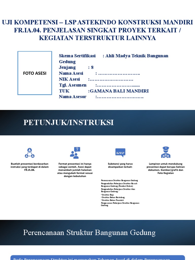 Contoh PPT Ska Gedung | PDF