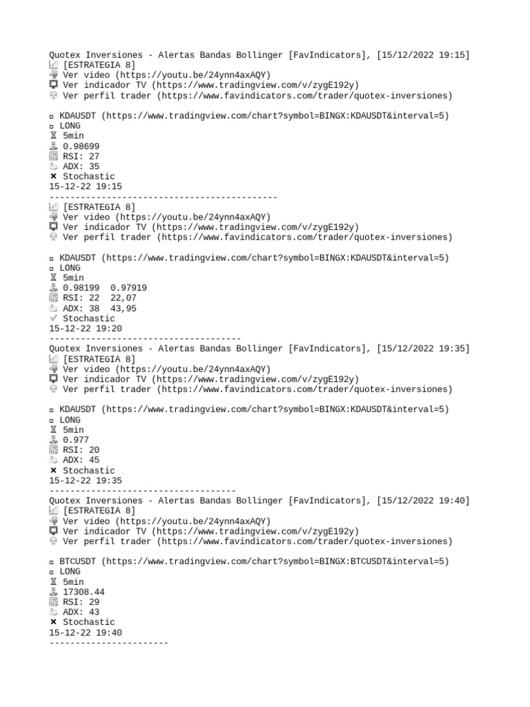 Prueba Quotex 8 | PDF