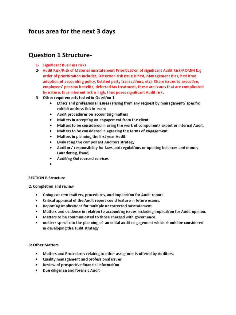 AAA Exam Preparation Guide | PDF | Audit | Internal Audit