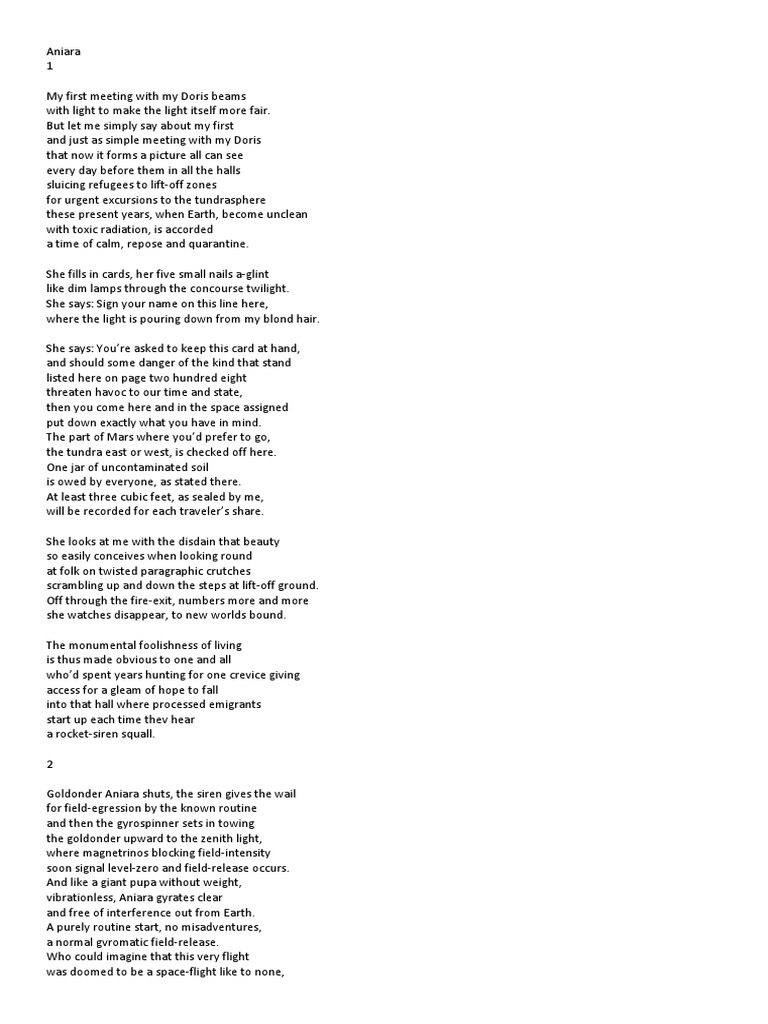 Aniara | PDF | Young Adult