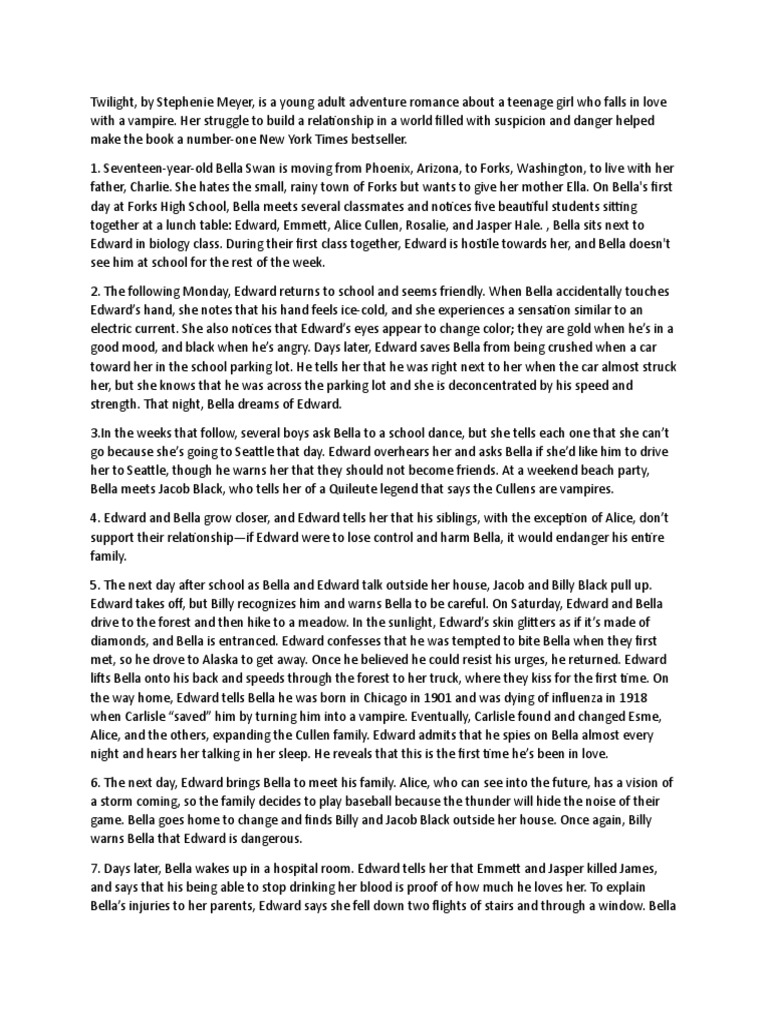 Twilight | PDF | Twilight (Meyer Novel) | The Twilight Saga (Film Series)