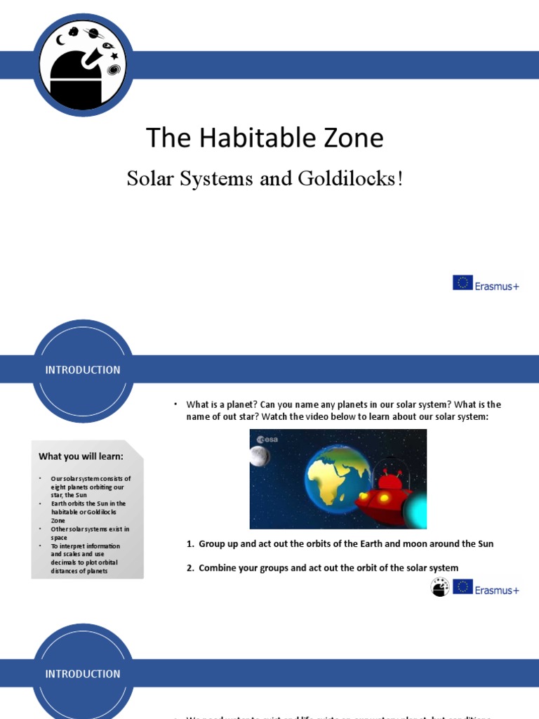 HabitableZone Powerpoint | PDF | Circumstellar Habitable Zone | Solar System
