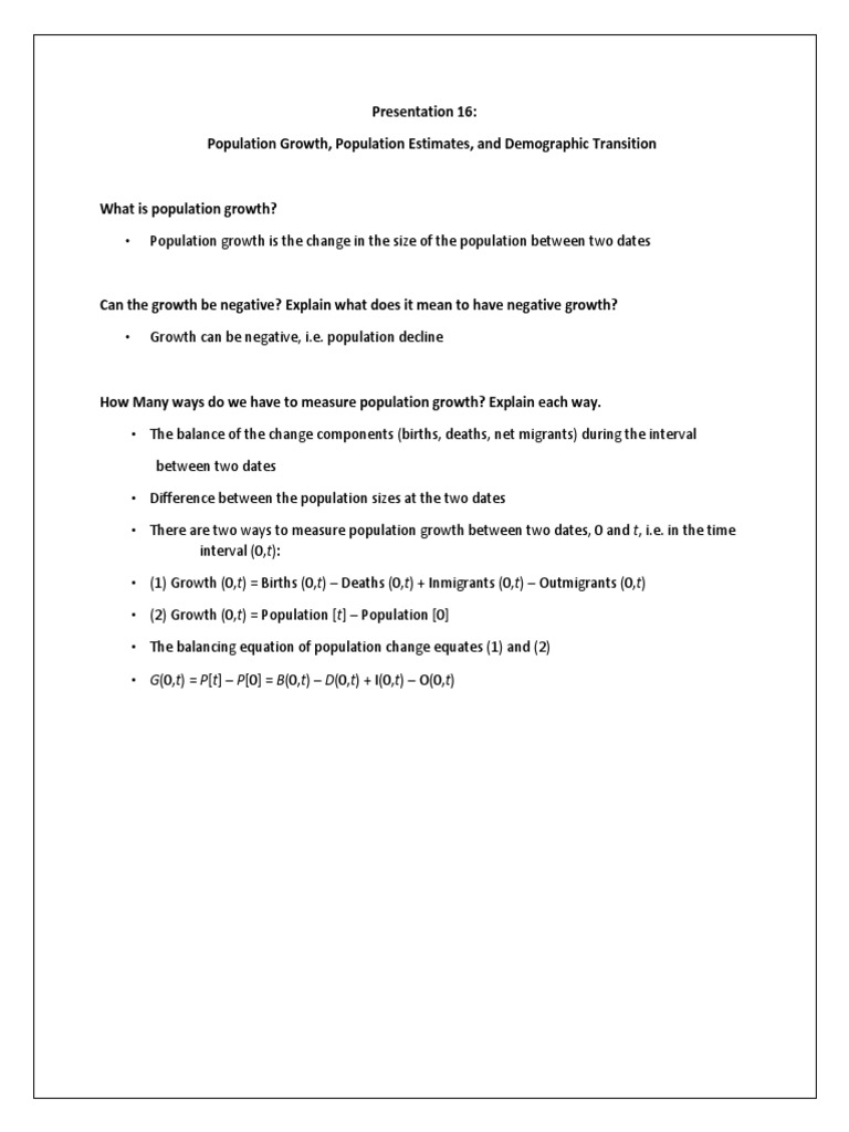 Presentation 16 Demo | PDF | Population Growth | Population